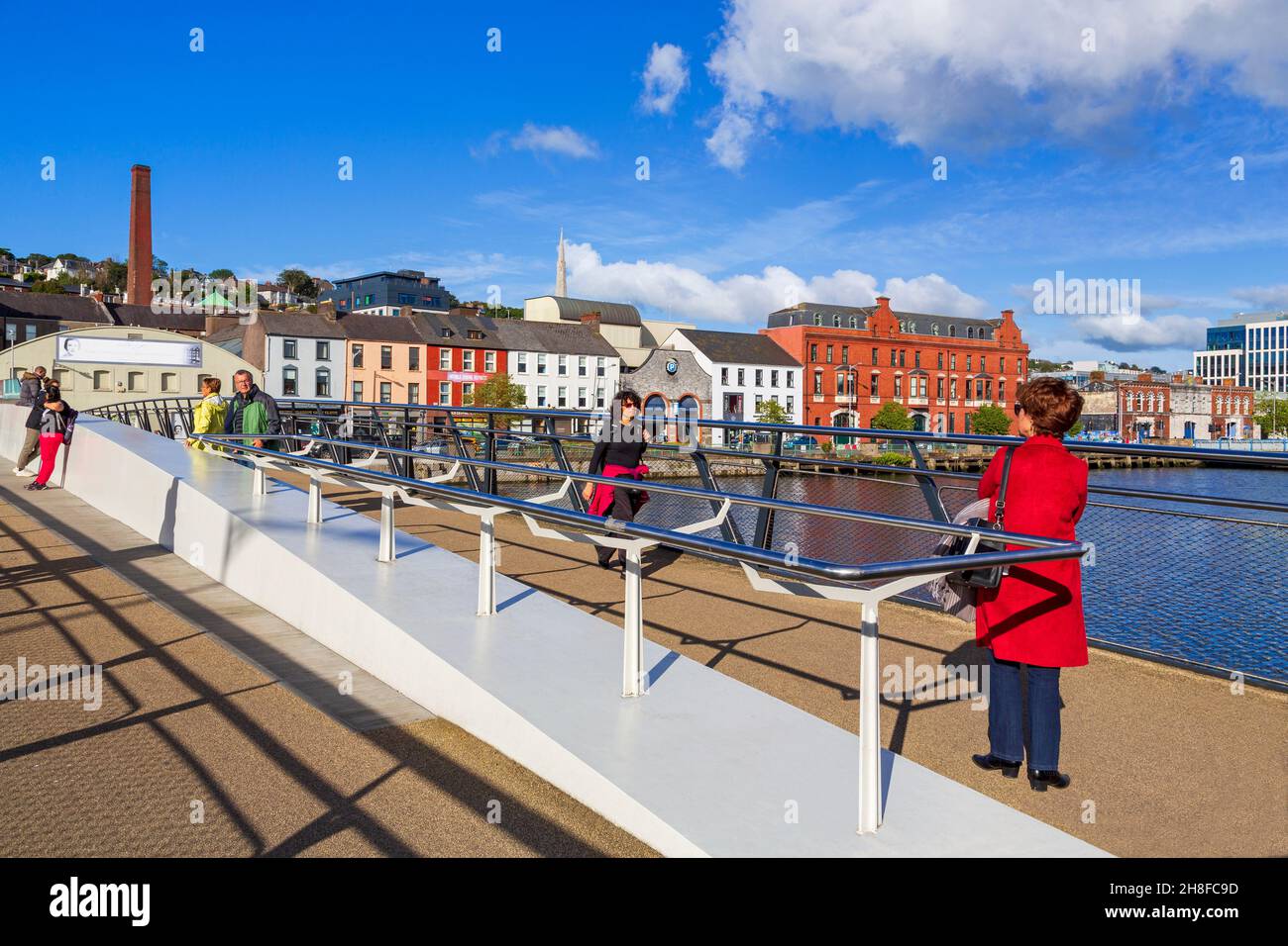 Mary Elmes Bridge, River Lee, Cork City, County Cork, Ireland Stock ...