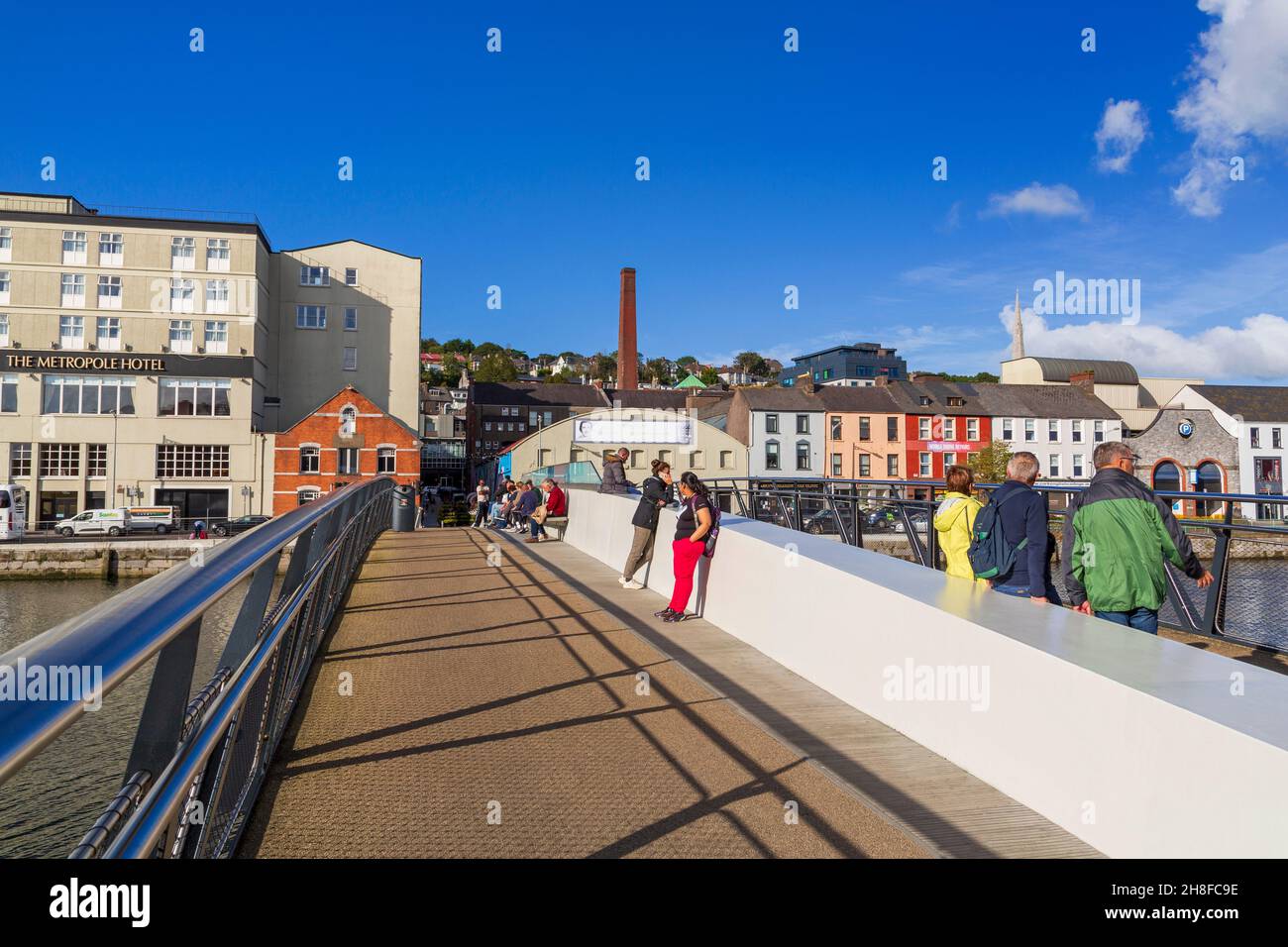 Mary Elmes Bridge, River Lee, Cork City, County Cork, Ireland Stock ...