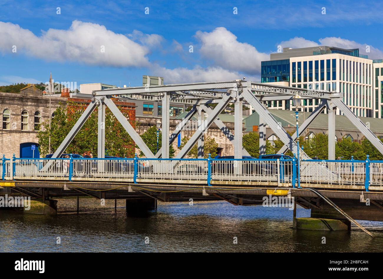 Brian Boru Bridge over the River Lee, Cork City, County Cork, Ireland ...