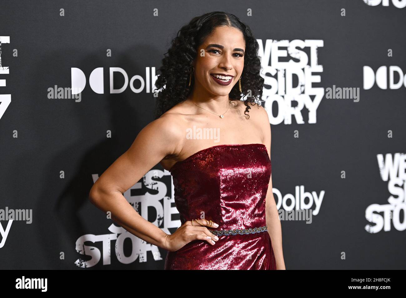 New York, USA. 29th Nov, 2021. Ilda Mason walking the red carpet during ...