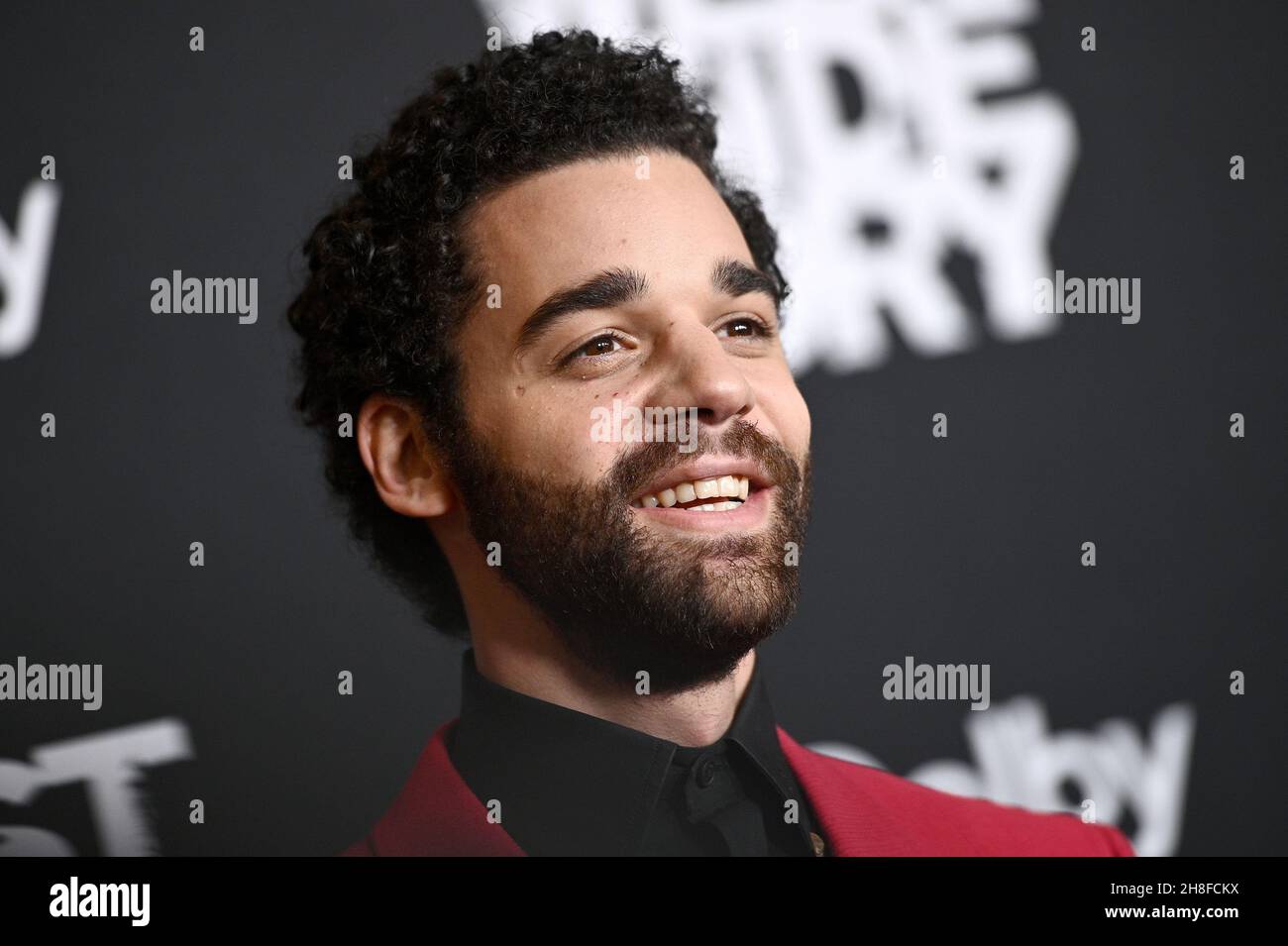 David Alvarez walking the red carpet during the New York Premiere of ...