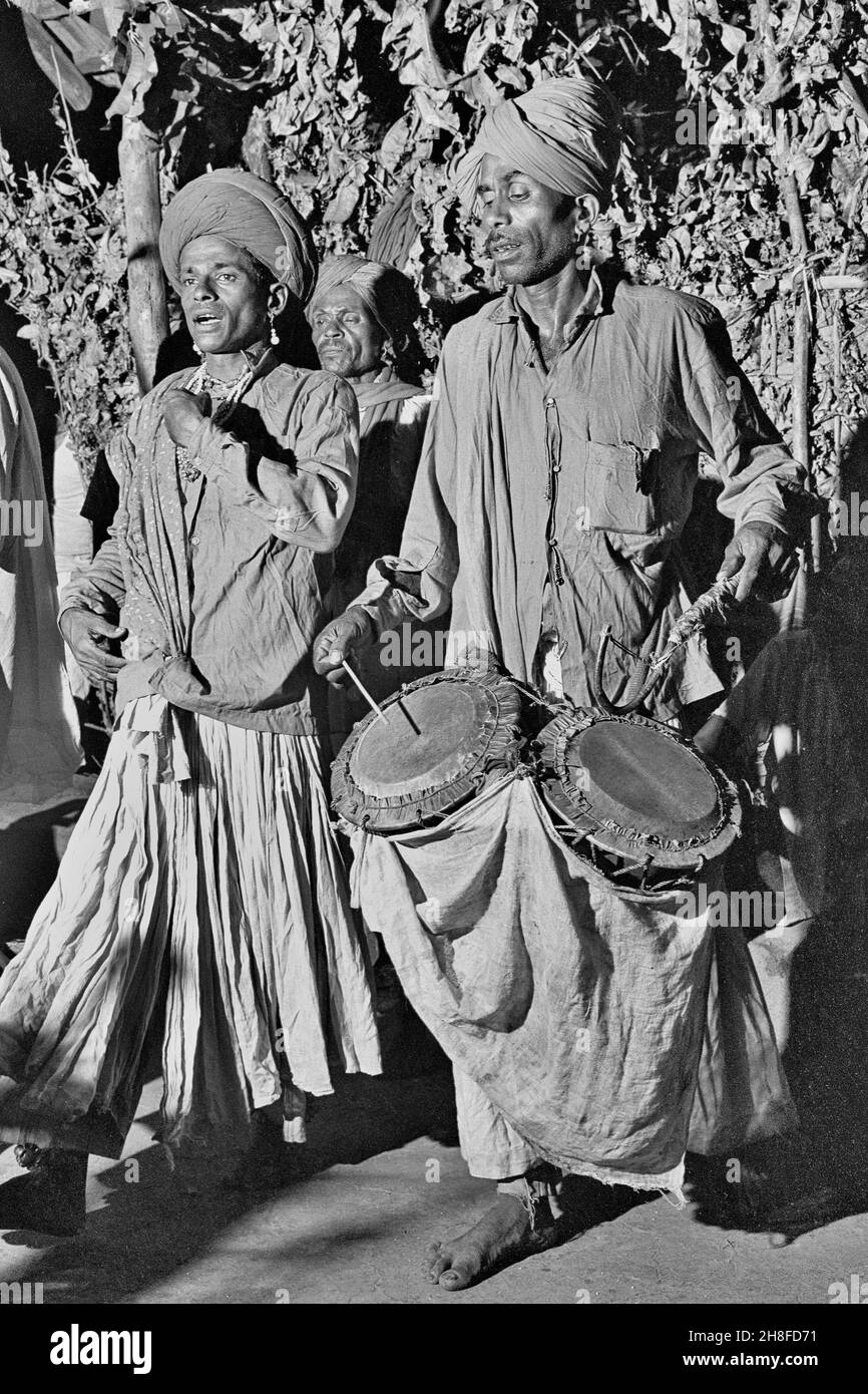 Gondhali local folk dance form of Konkan area of state Maharashtra ...