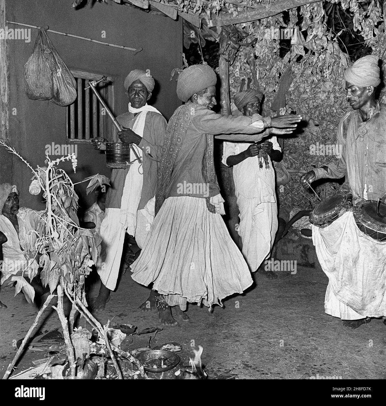 Gondhali local folk dance form of Konkan area of state Maharashtra ...