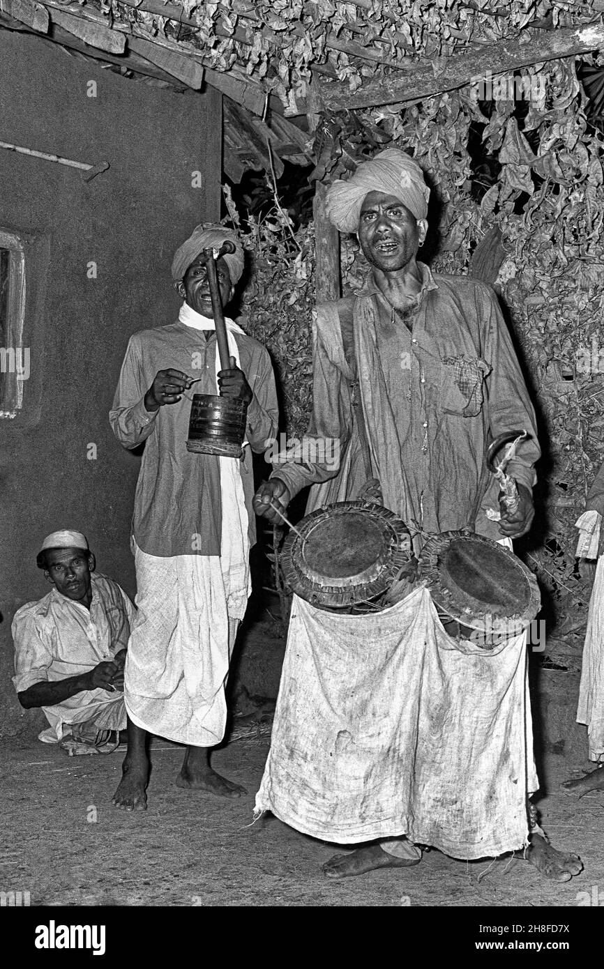 Gondhali local folk dance form of Konkan area of state Maharashtra ...