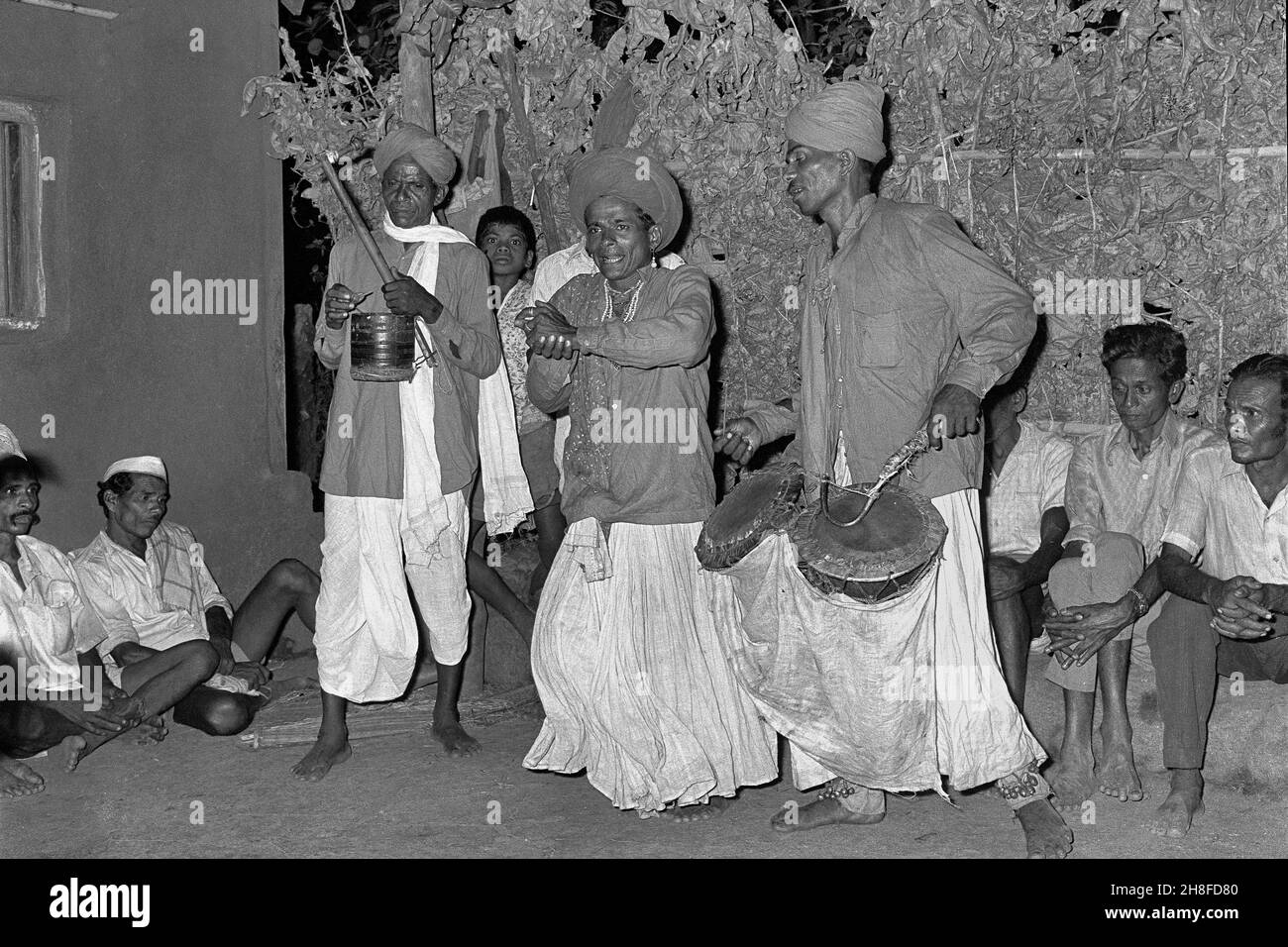 Gondhali local folk dance form of Konkan area of state Maharashtra ...