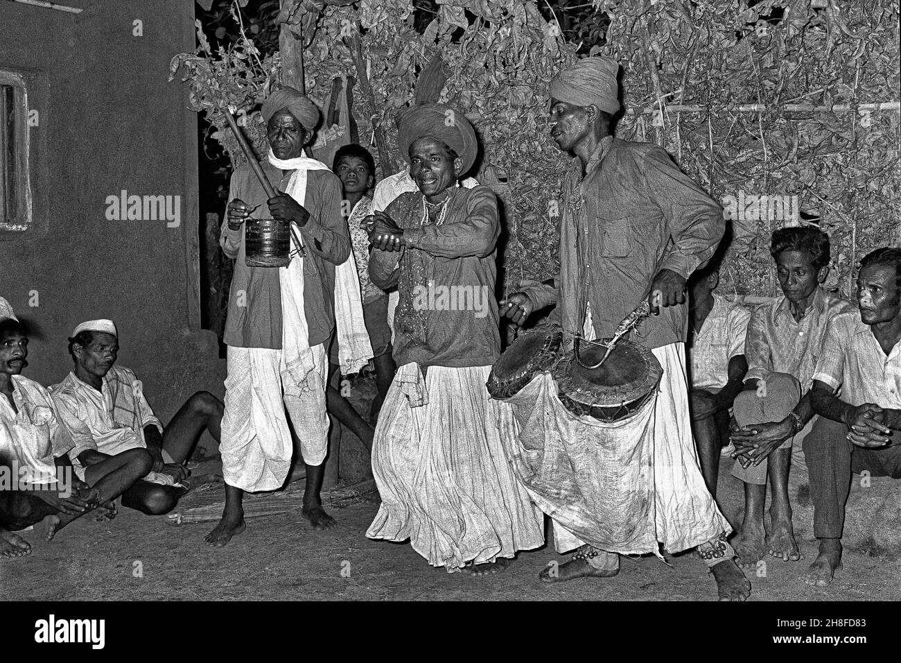 Gondhali local folk dance form of Konkan area of state Maharashtra ...