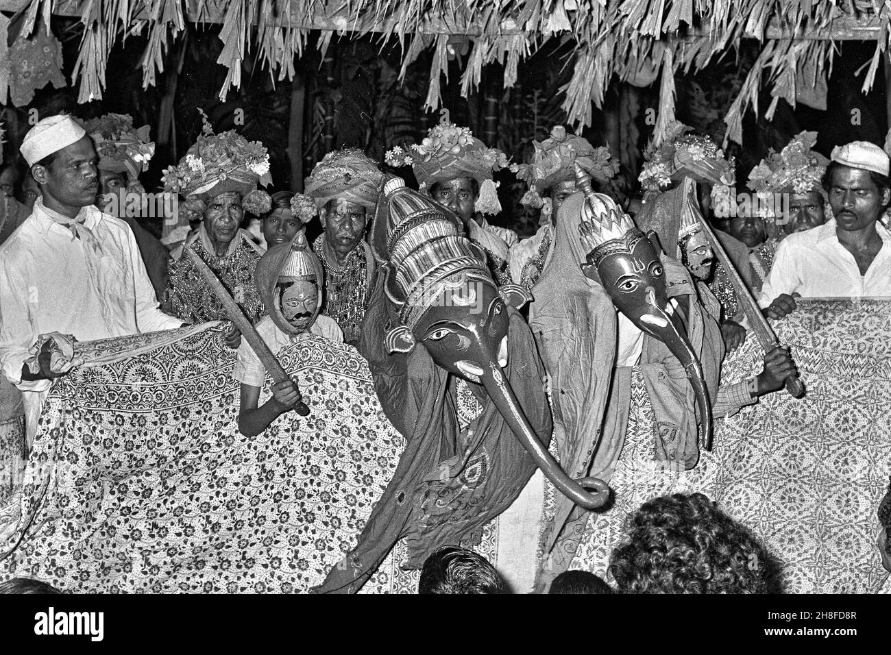 Khele local folk dance form of Konkan Hindu god Ganesha and his guards ...