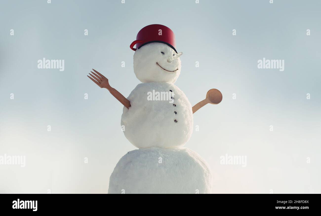 Snowman chef hi-res stock photography and images - Alamy