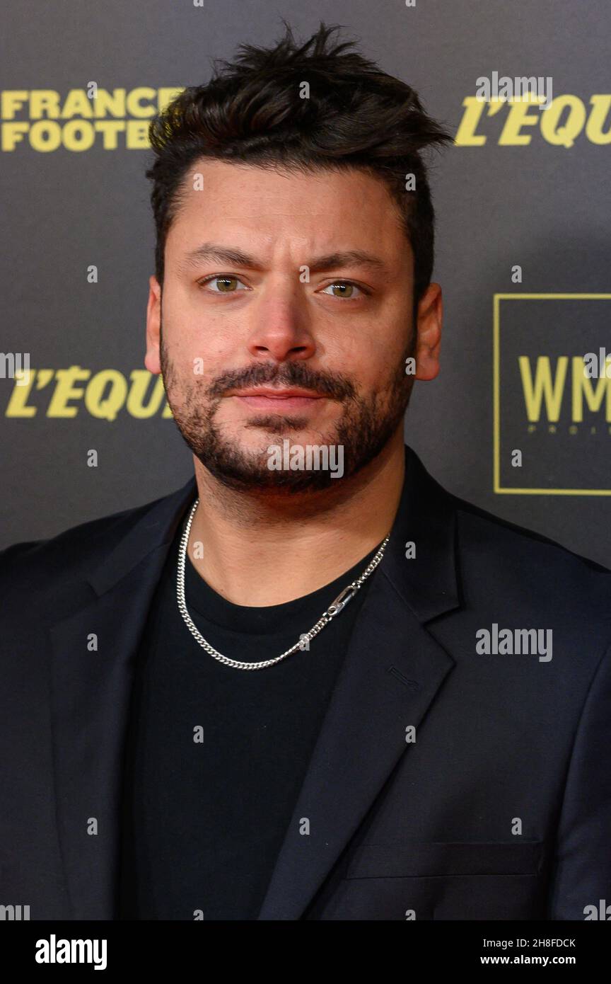Kev Adams attends the Ballon d'Or ceremony held at Theatre Du Chatelet ...