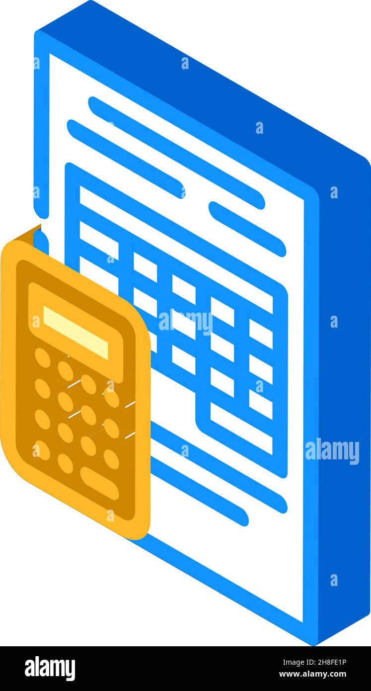tables business manager isometric icon vector illustration Stock Vector ...