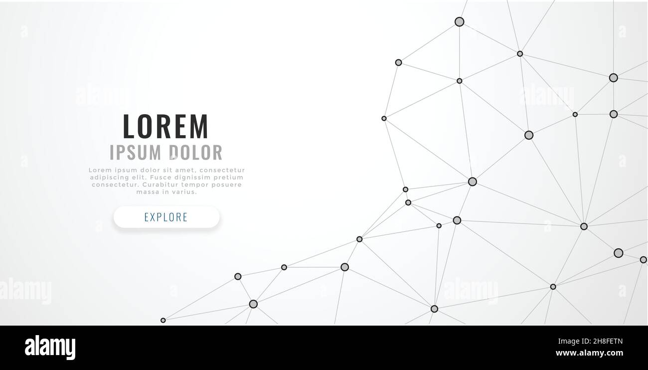 abstract low poly lines mesh on white background Stock Vector Image ...