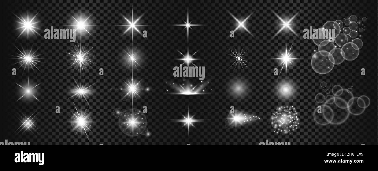 Flare set Stock Vector Images - Alamy