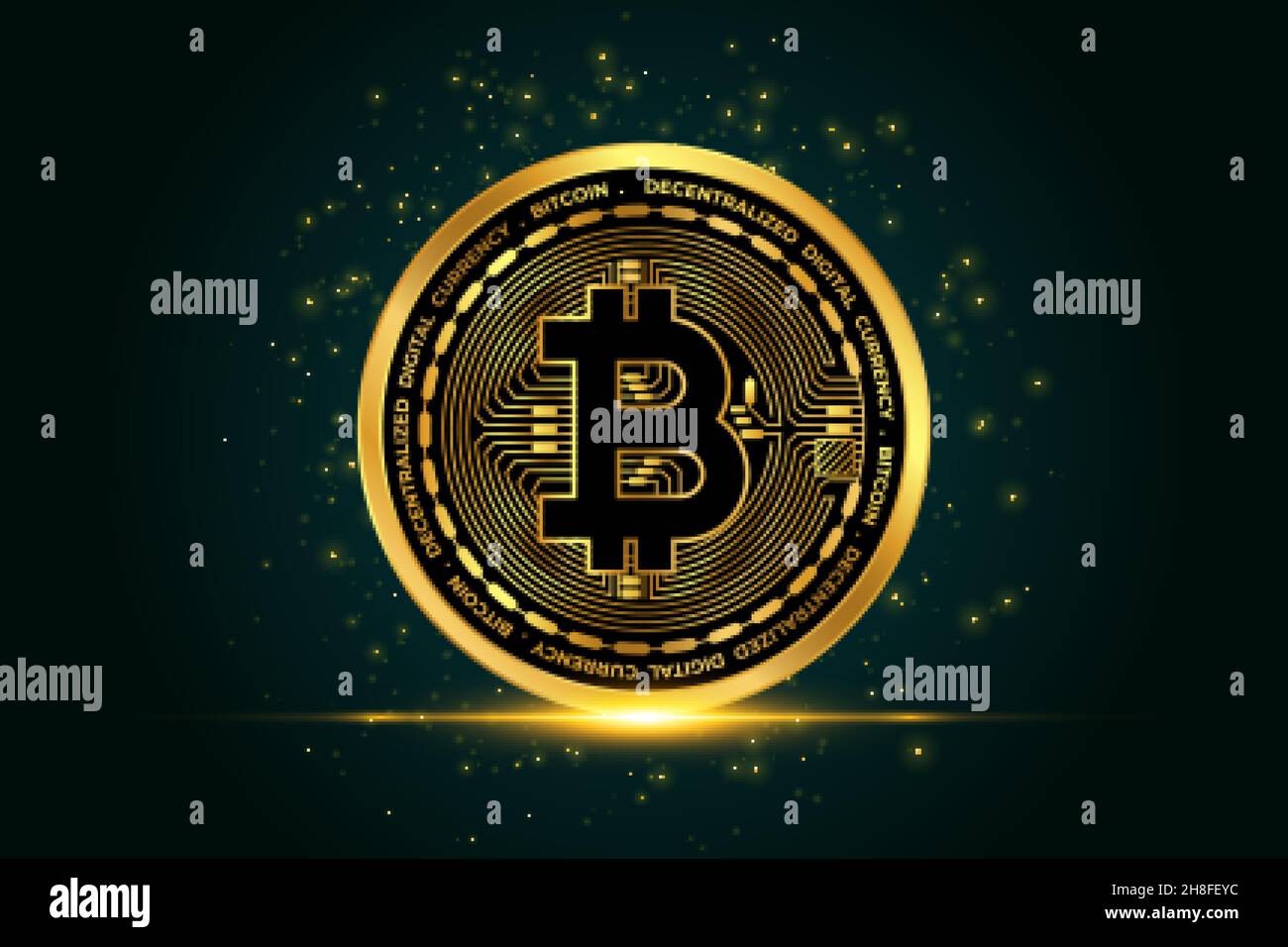 Crypto wallet tech background Stock Vector Images - Alamy
