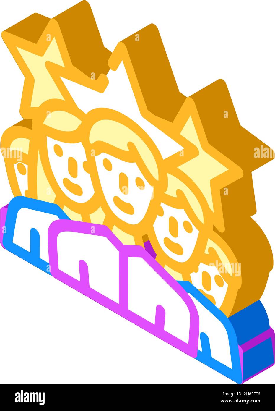 committee business management isometric icon vector illustration Stock ...