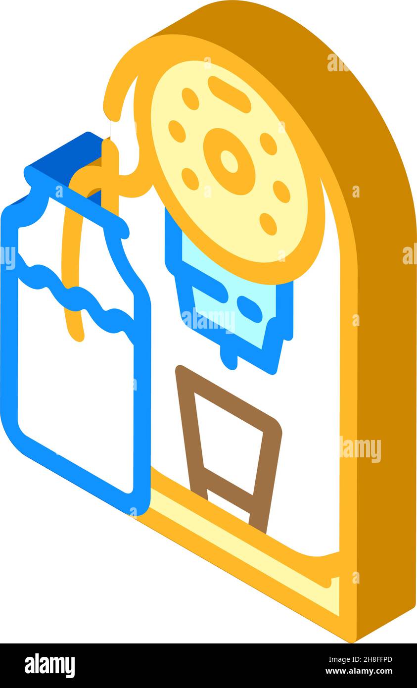 capsule coffee machine isometric icon vector illustration Stock Vector ...