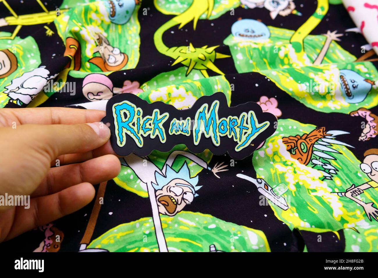 Rick and morty cartoon hi-res stock photography and images - Alamy
