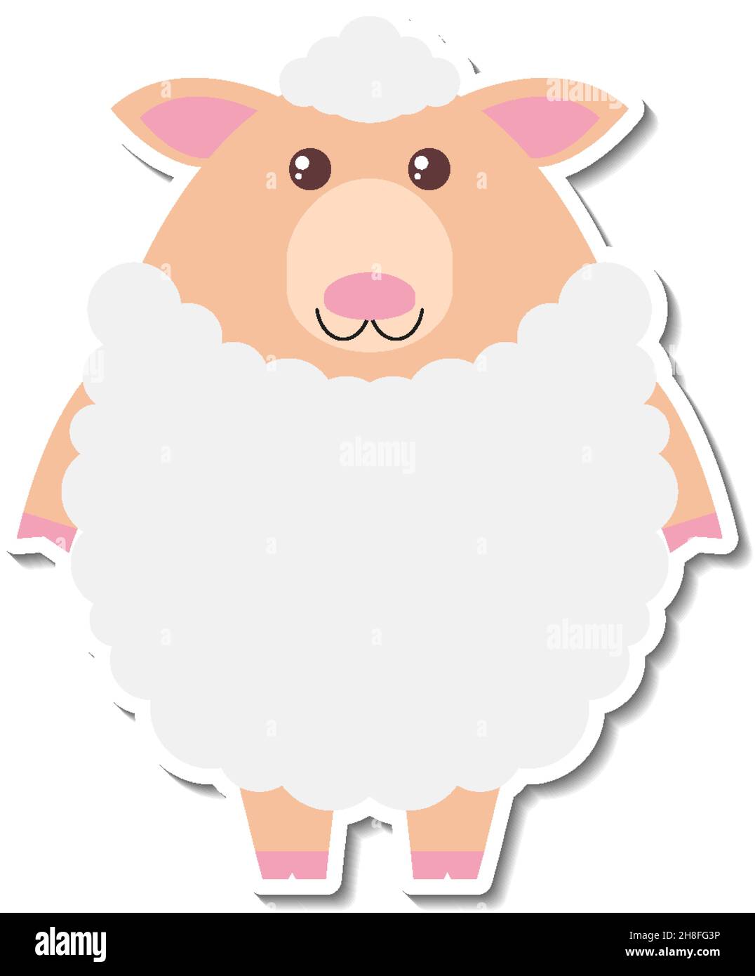 Fat lambs Stock Vector Images - Alamy