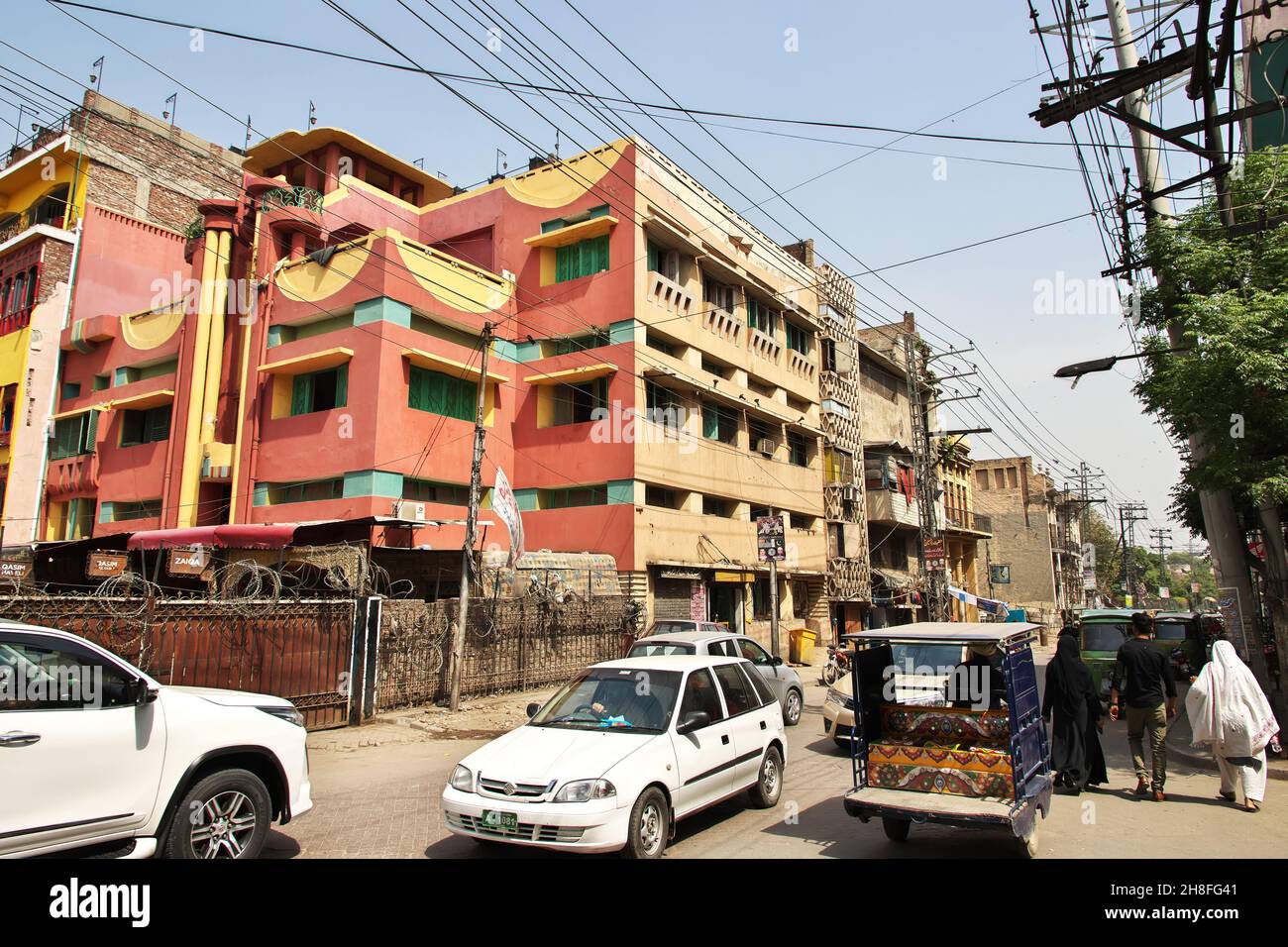The vintage street in Lahore, Punjab province, Pakistan Stock Photo - Alamy