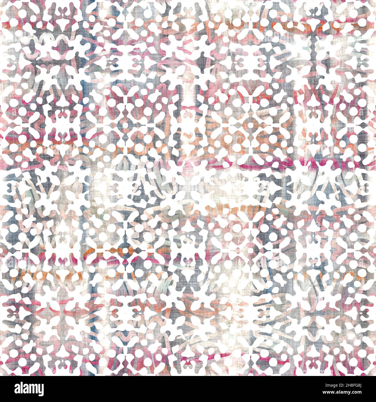 Seamless white on color interior wall tile style surface pattern design ...