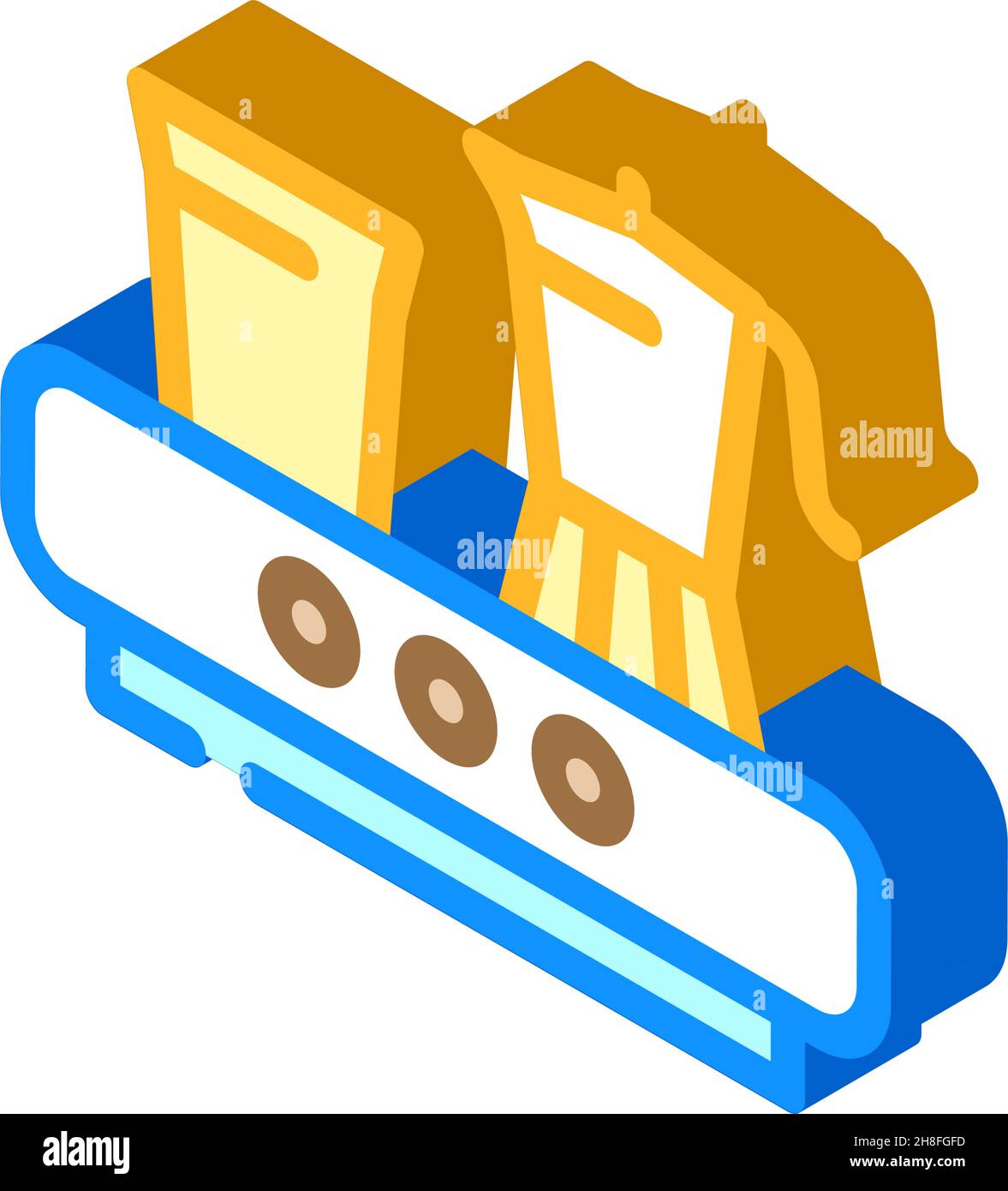 electric geyser coffee drink machine isometric icon vector illustration ...