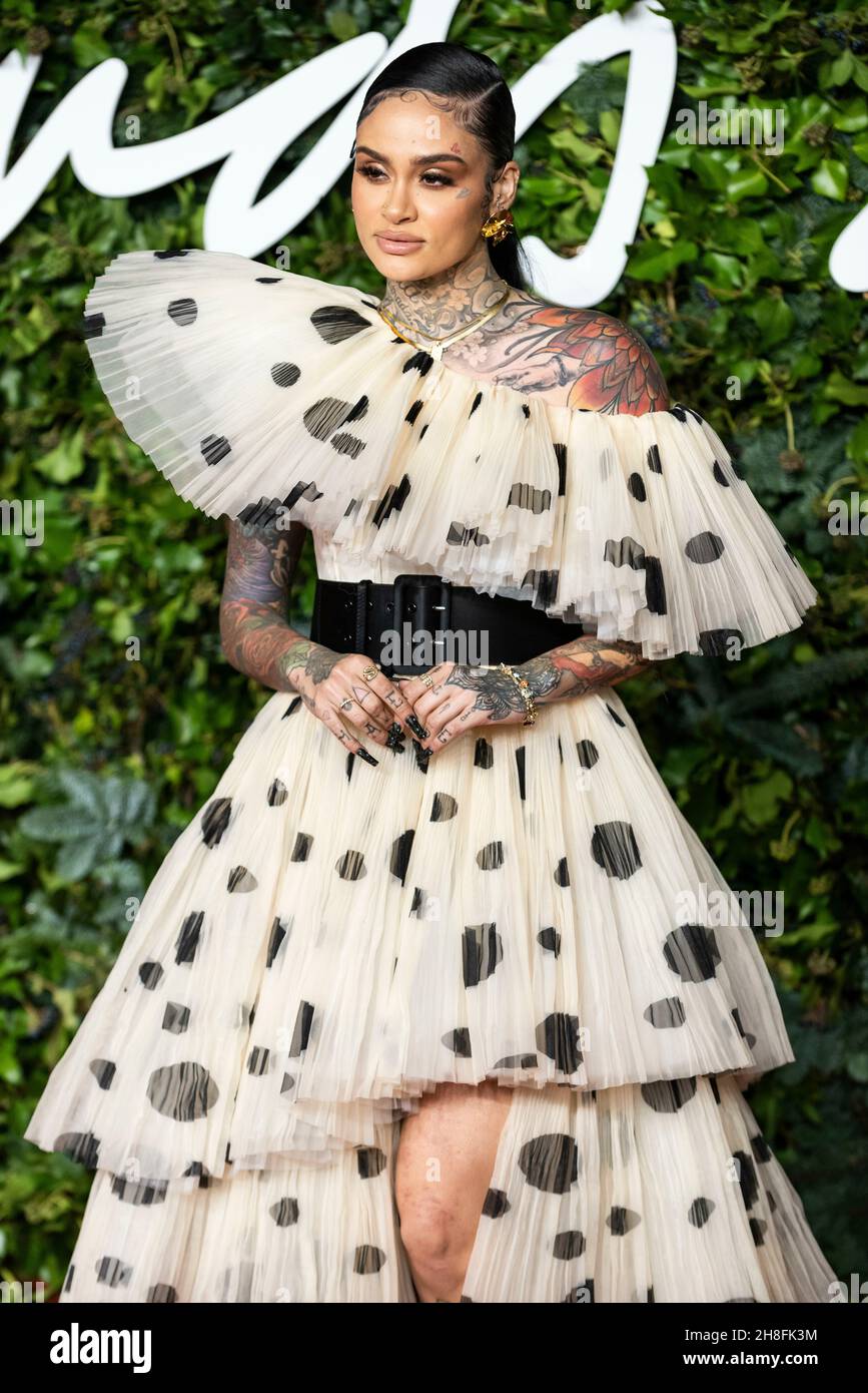 Kehlani attends The Fashion Awards 2021 at Royal Albert Hall. London ...