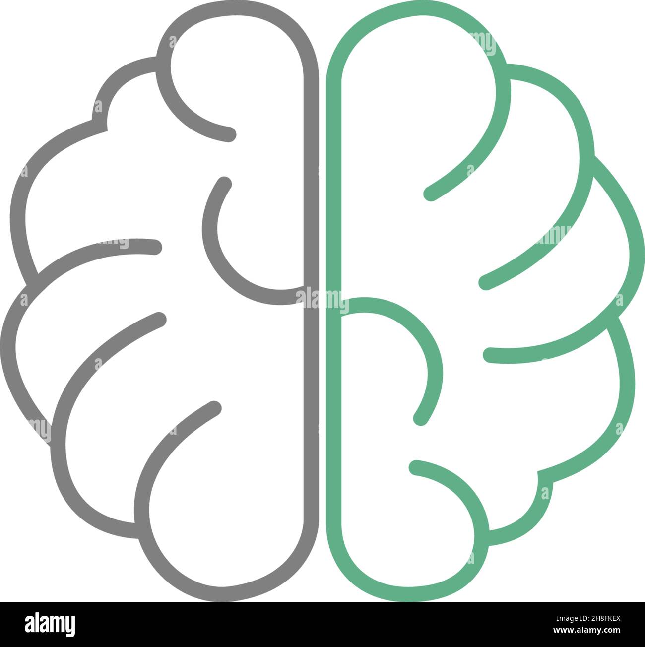 Brain Logo vector icon Template illustration Stock Vector Image & Art ...