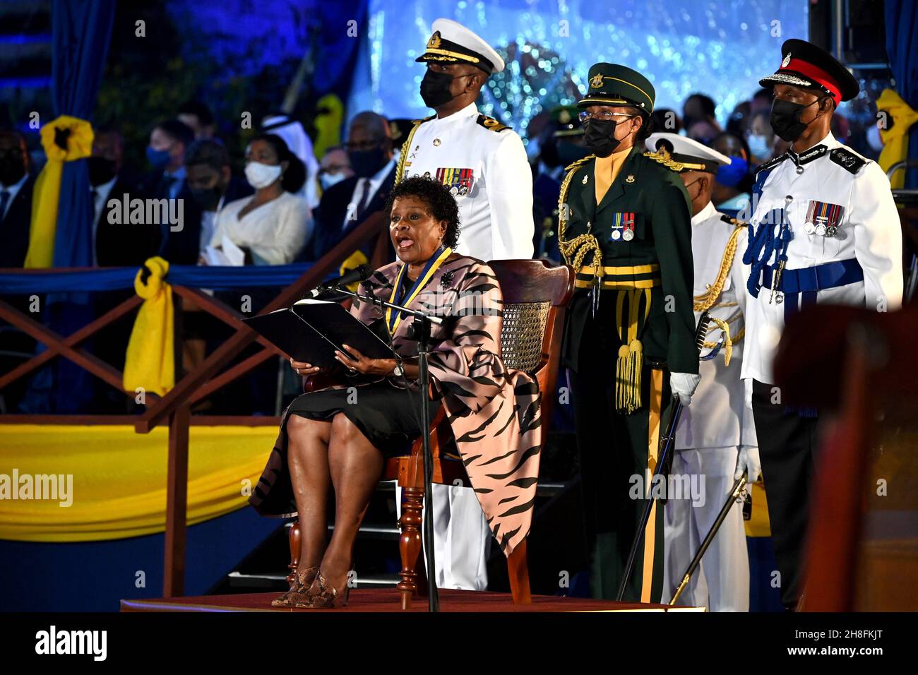 Dame sandra mason president of barbados hi-res stock photography and ...