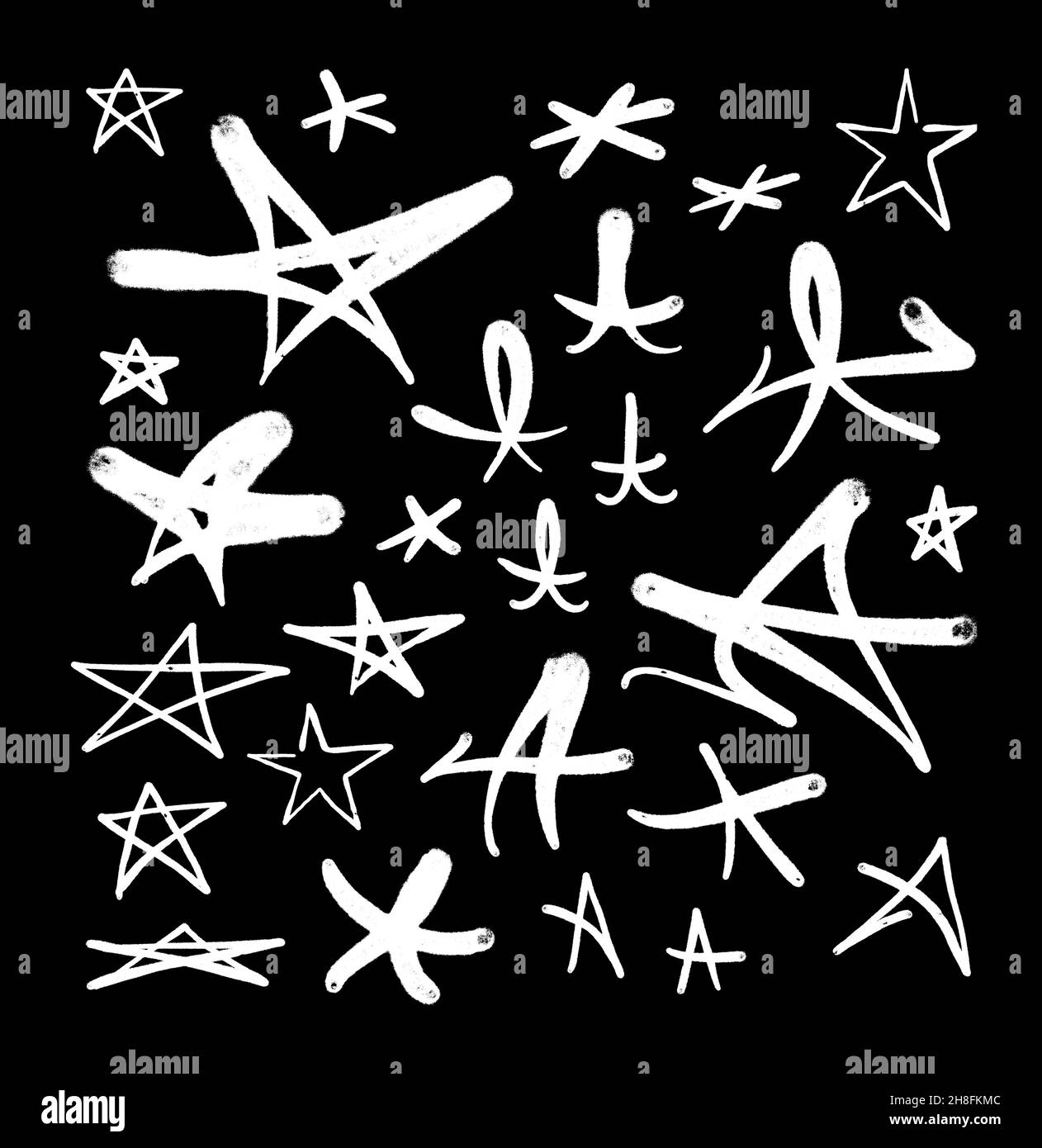 Graffiti Stars Drawings