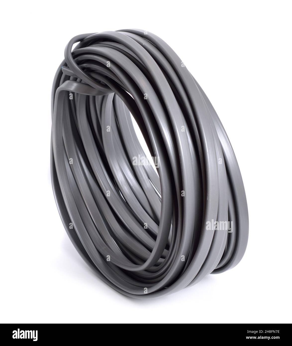 Electrical wire isolated on white background Stock Photo - Alamy