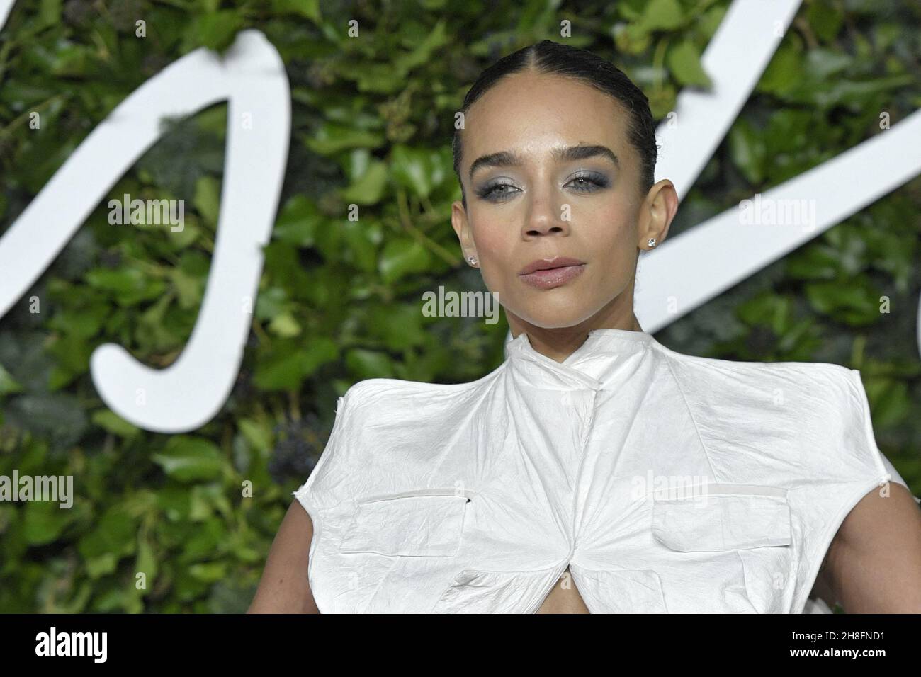 Hannah John-Kamen attending The Fashion Awards 2021 at the Royal Albert ...