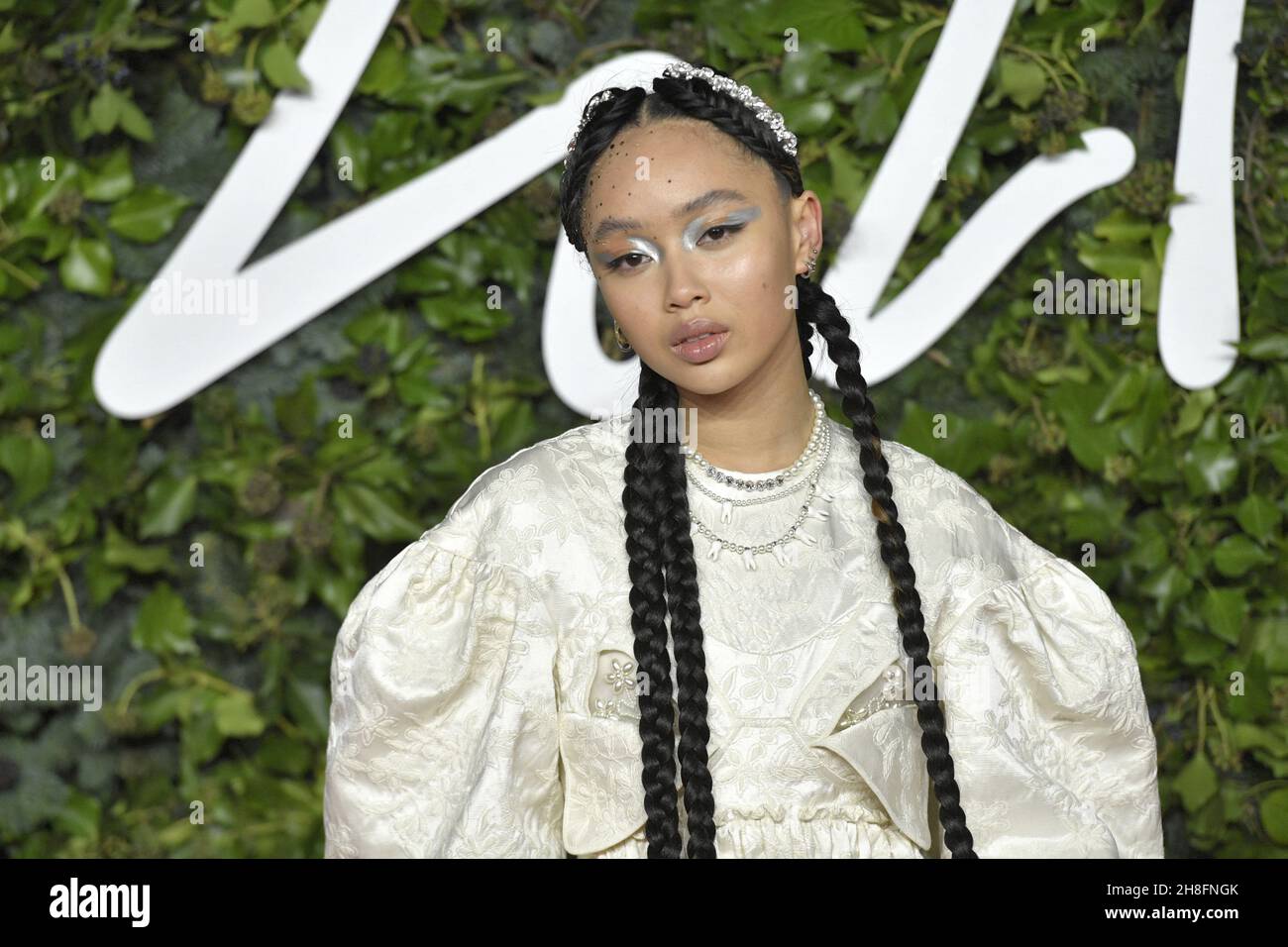 Griff attending The Fashion Awards 2021 at the Royal Albert Hall in ...