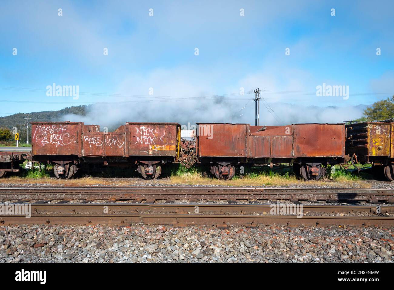 Vintage railway wagon hi-res stock photography and images - Alamy