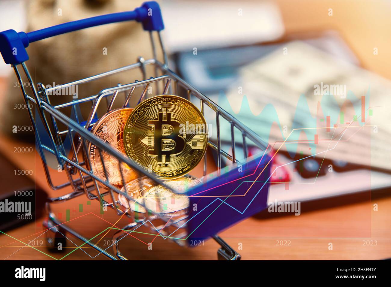 Loan graph money icon hi-res stock photography and images - Alamy