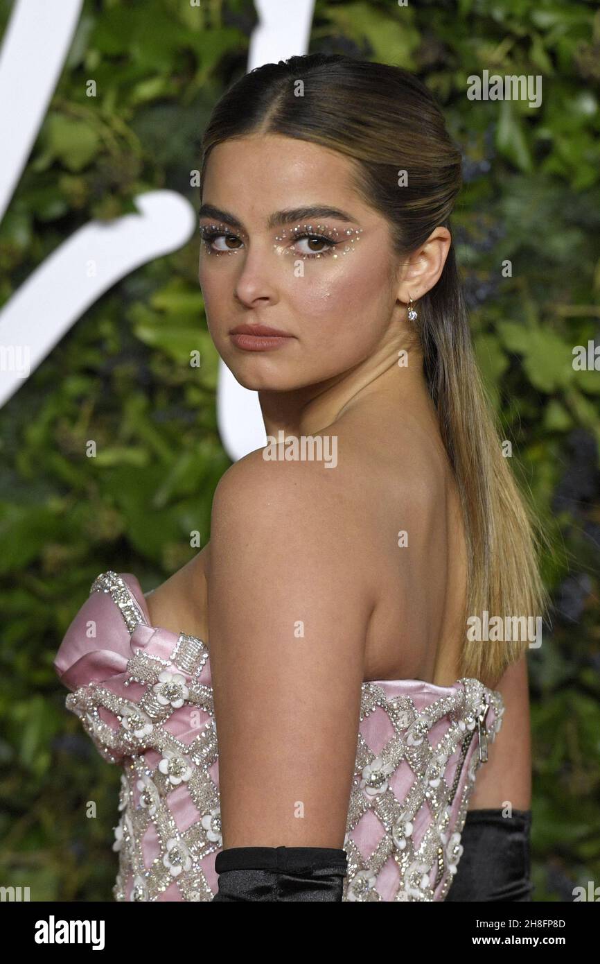 Addison Rae attending The Fashion Awards 2021 at the Royal Albert Hall ...