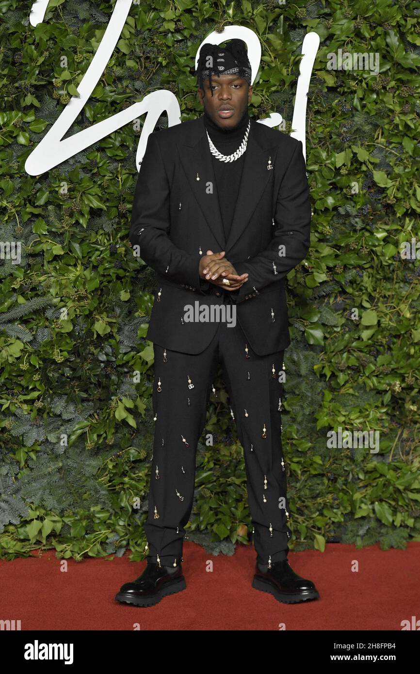 KSI attending The Fashion Awards 2021 at the Royal Albert Hall in ...