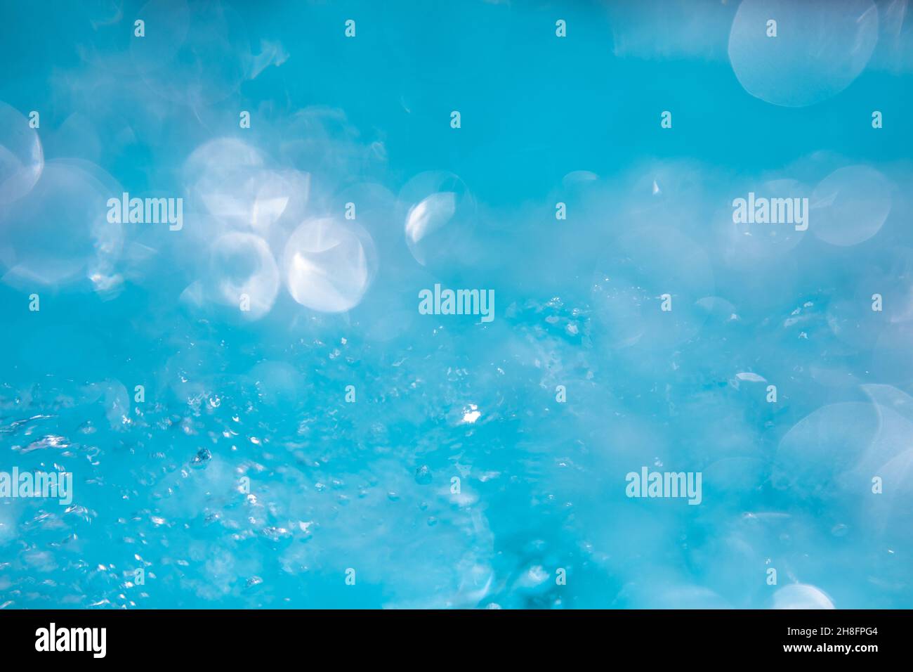 Beautiful water waves - Splashed water wave in clean blue water, clean ...