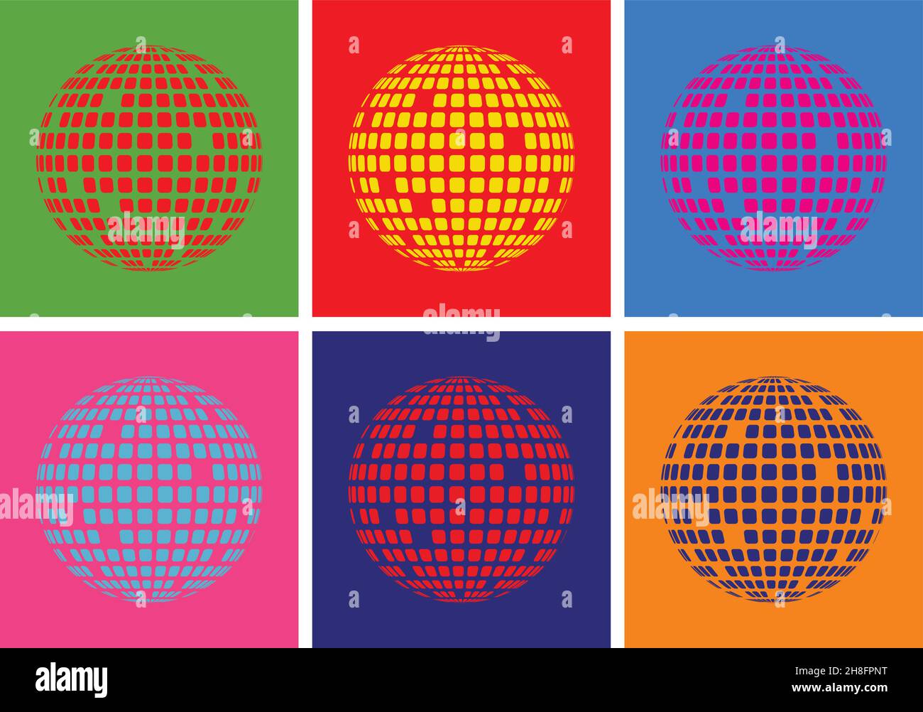 Disco ball Vector icon Pop Art Style Stock Vector Image & Art - Alamy