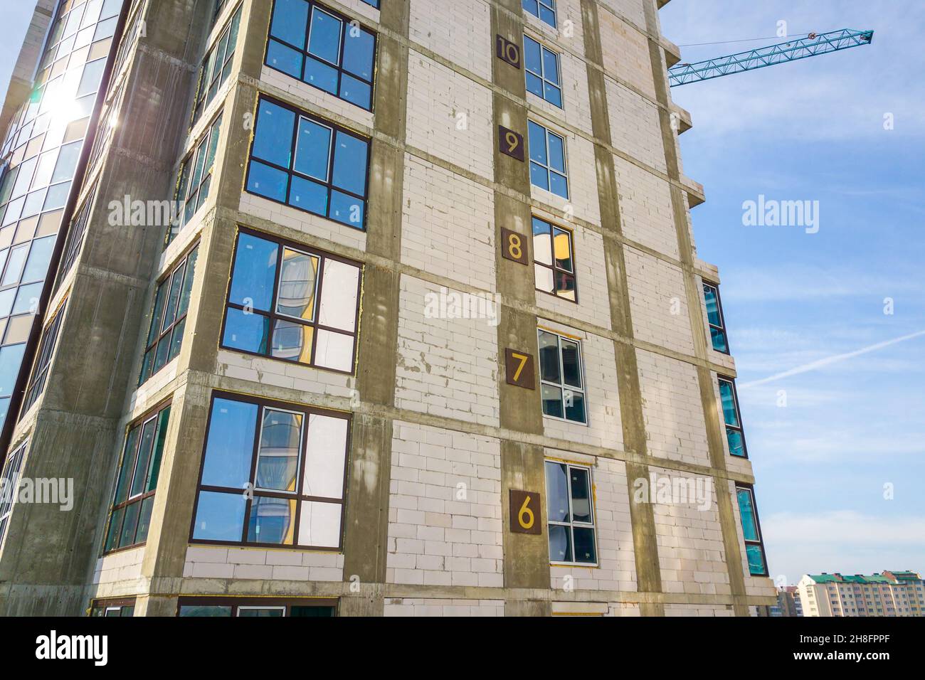 Floor numbers building site hi-res stock photography and images - Alamy