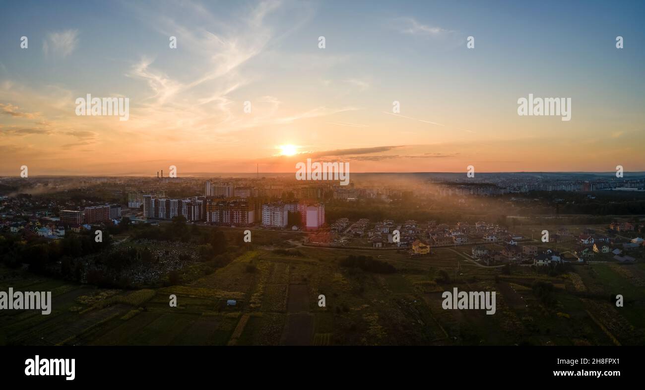 Suburban amazing sunset hi-res stock photography and images - Alamy