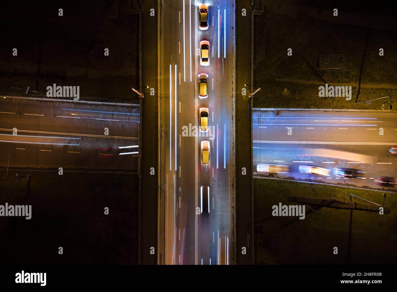Car ligh trail hi-res stock photography and images - Alamy