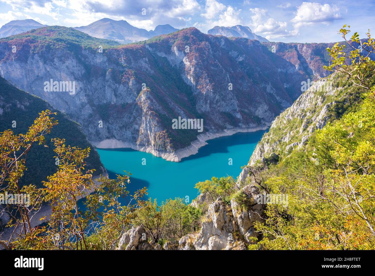 Lake Piva is an artificial lake located in Municipality Pluzine, on the ...