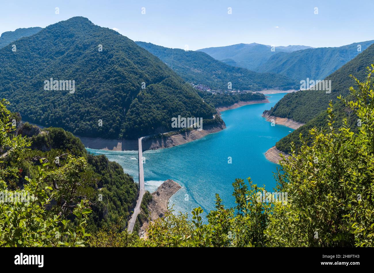 Lake Piva is an artificial lake located in Municipality Pluzine, on the ...