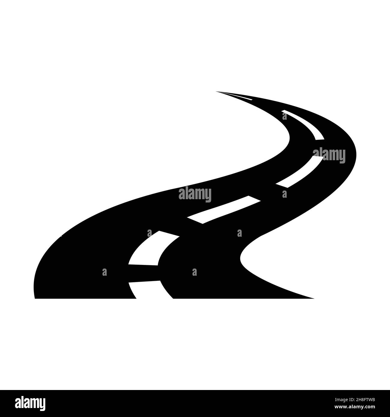 Curvy Road Graphic