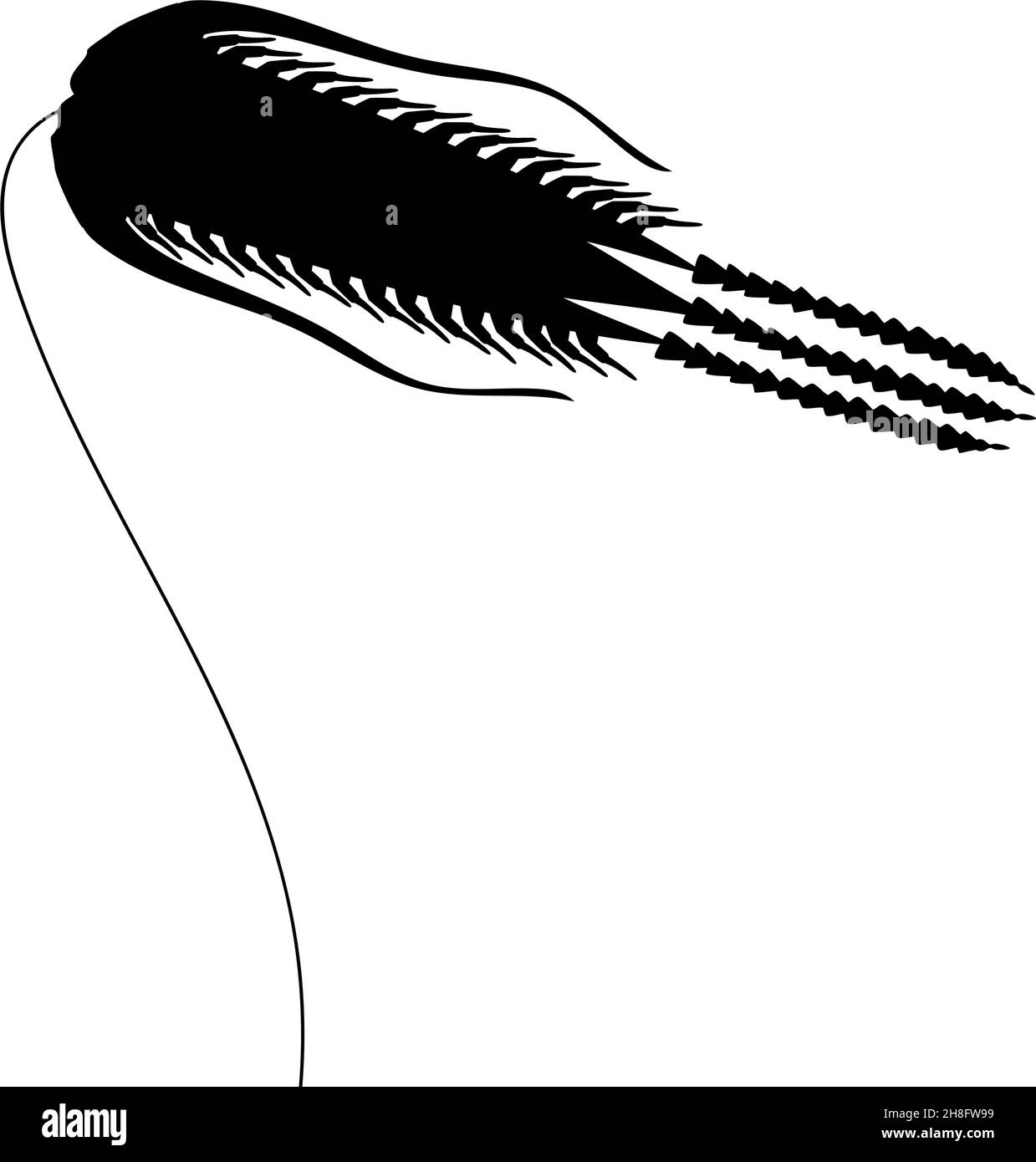 Black kite flying high Stock Vector Images - Alamy