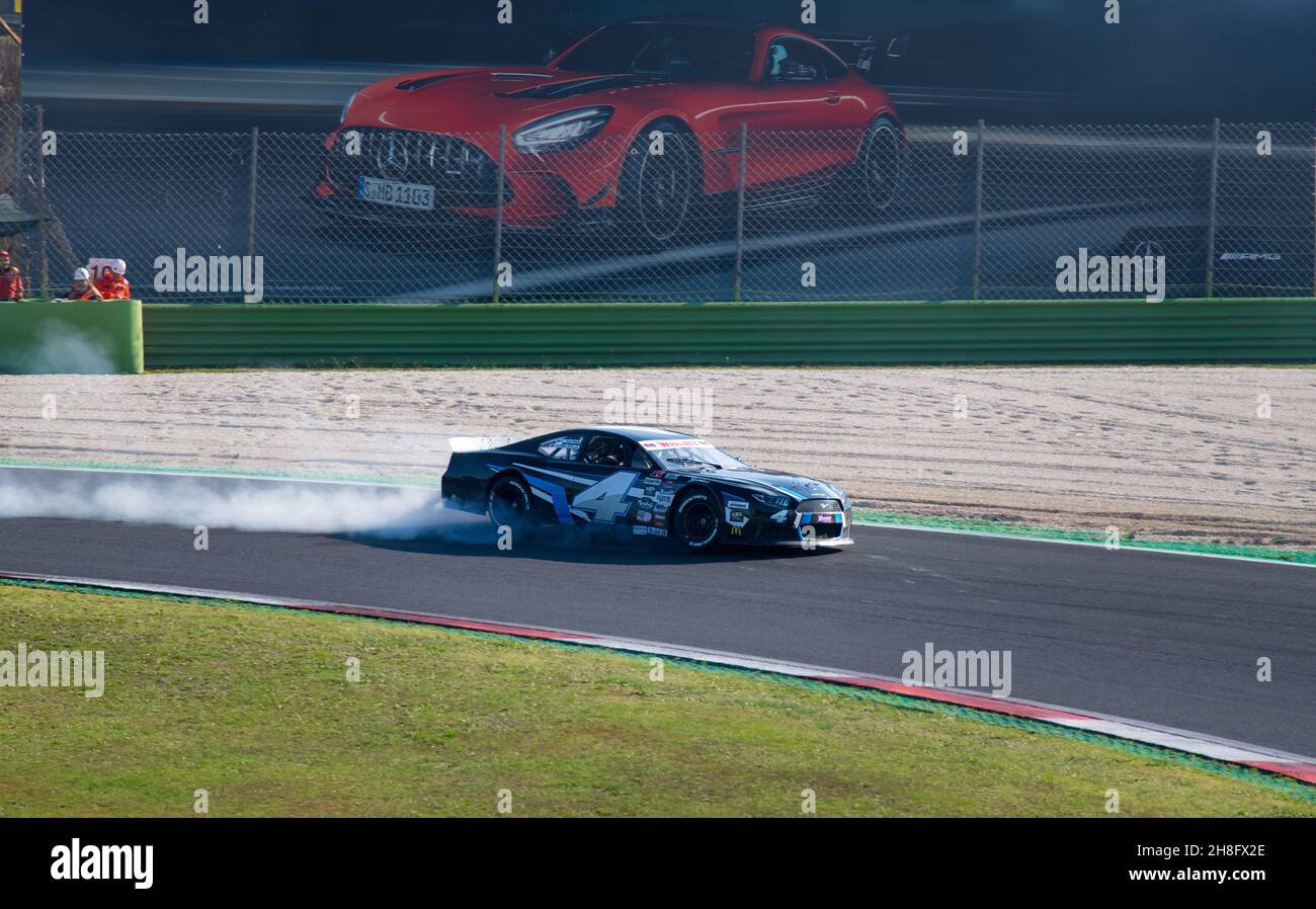 Vallelunga, Italy, october 30 2021. American festival of Rome. Locked ...