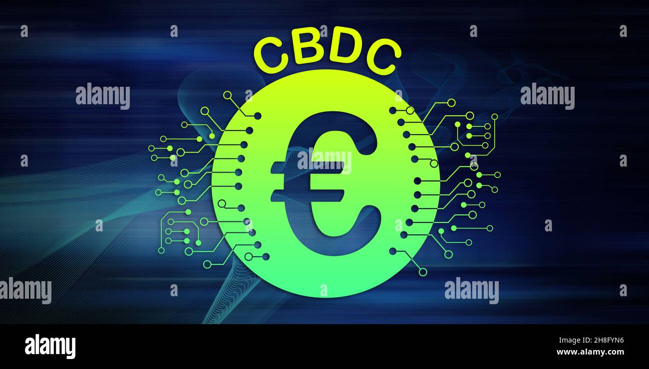 Illustration of a cbdc concept Stock Photo - Alamy