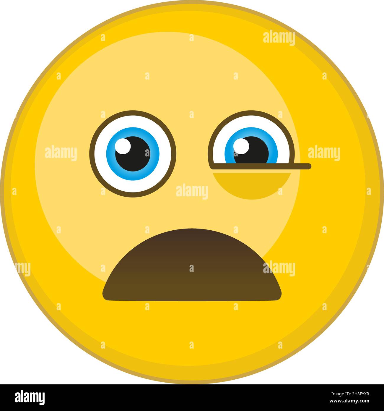 Frowning mouth Stock Vector Images - Alamy