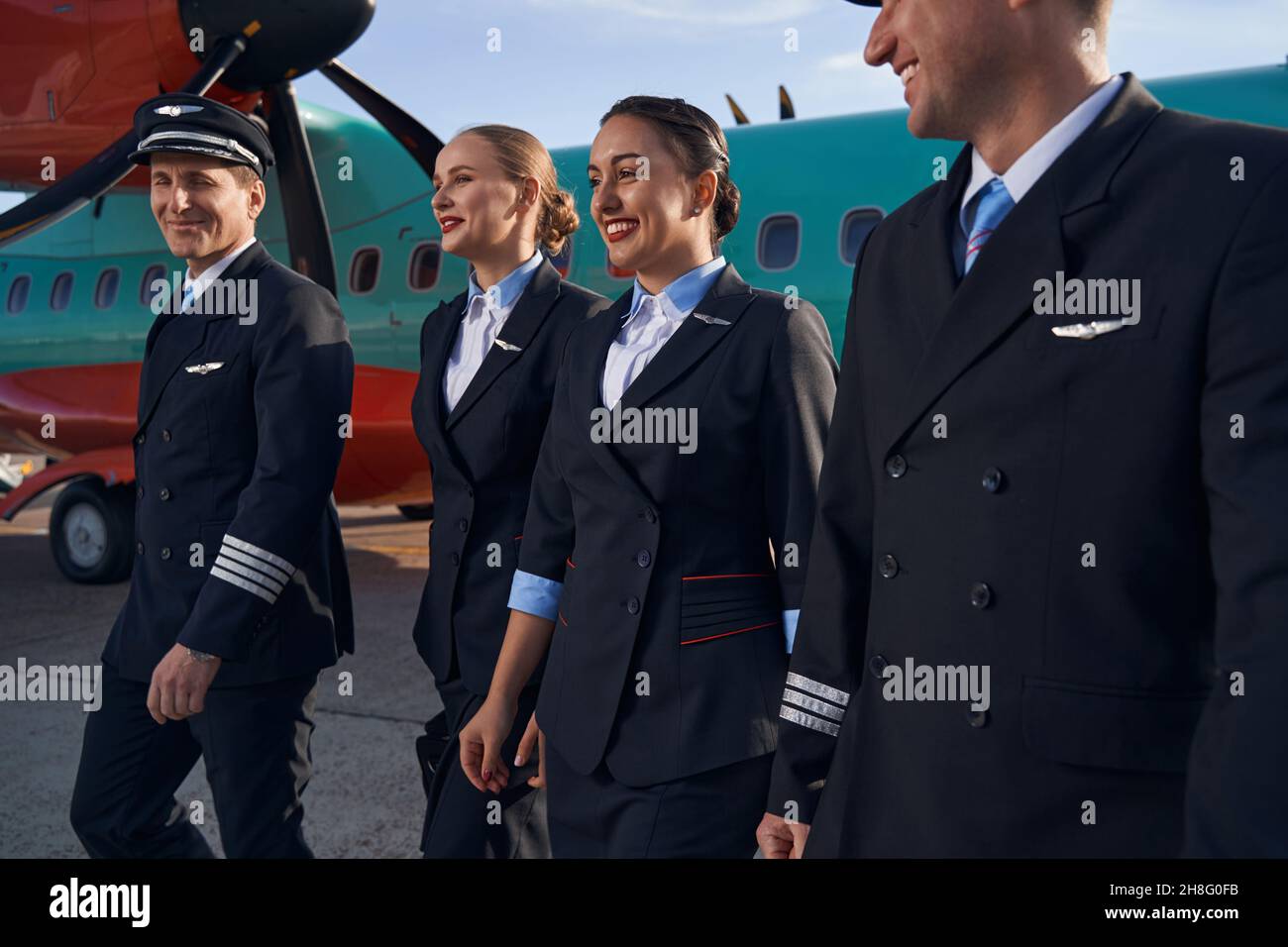 Female members crew on hi-res stock photography and images - Alamy
