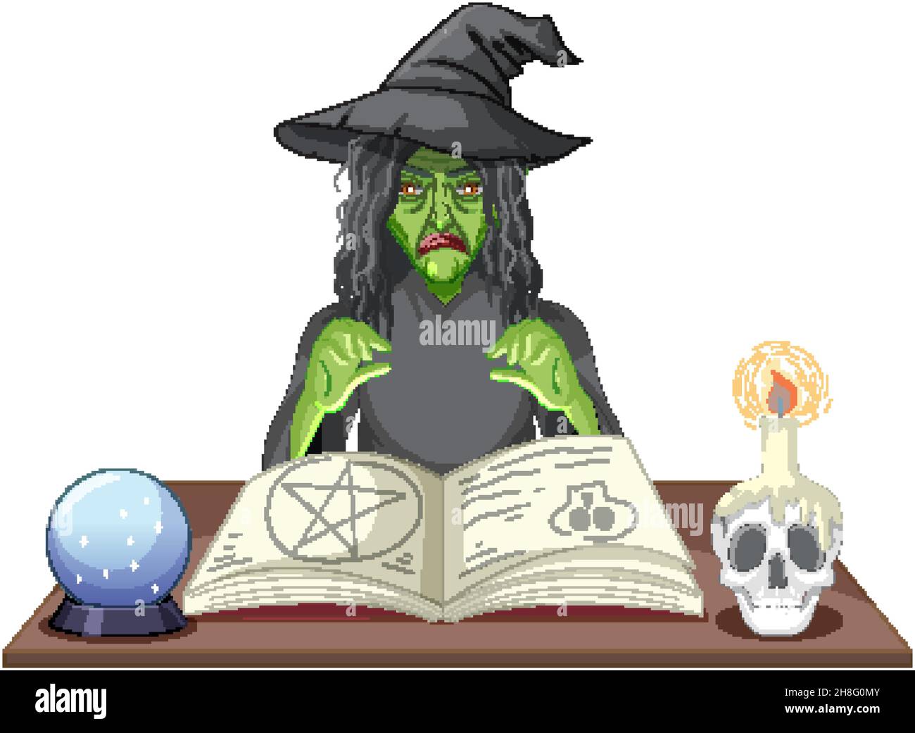 Magic spell book Cut Out Stock Images & Pictures - Alamy