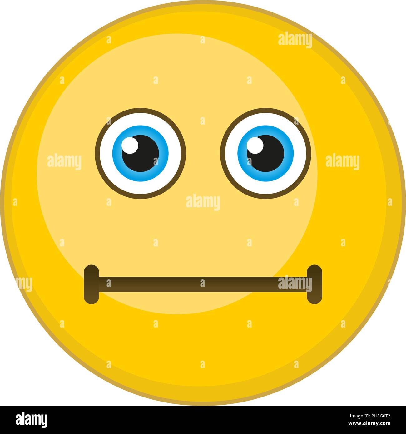 Expressionless face Stock Vector Images - Alamy
